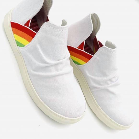 Very G | Shoes | New Very G Womens Slip On Rainbow High Top Sneakers In ...
